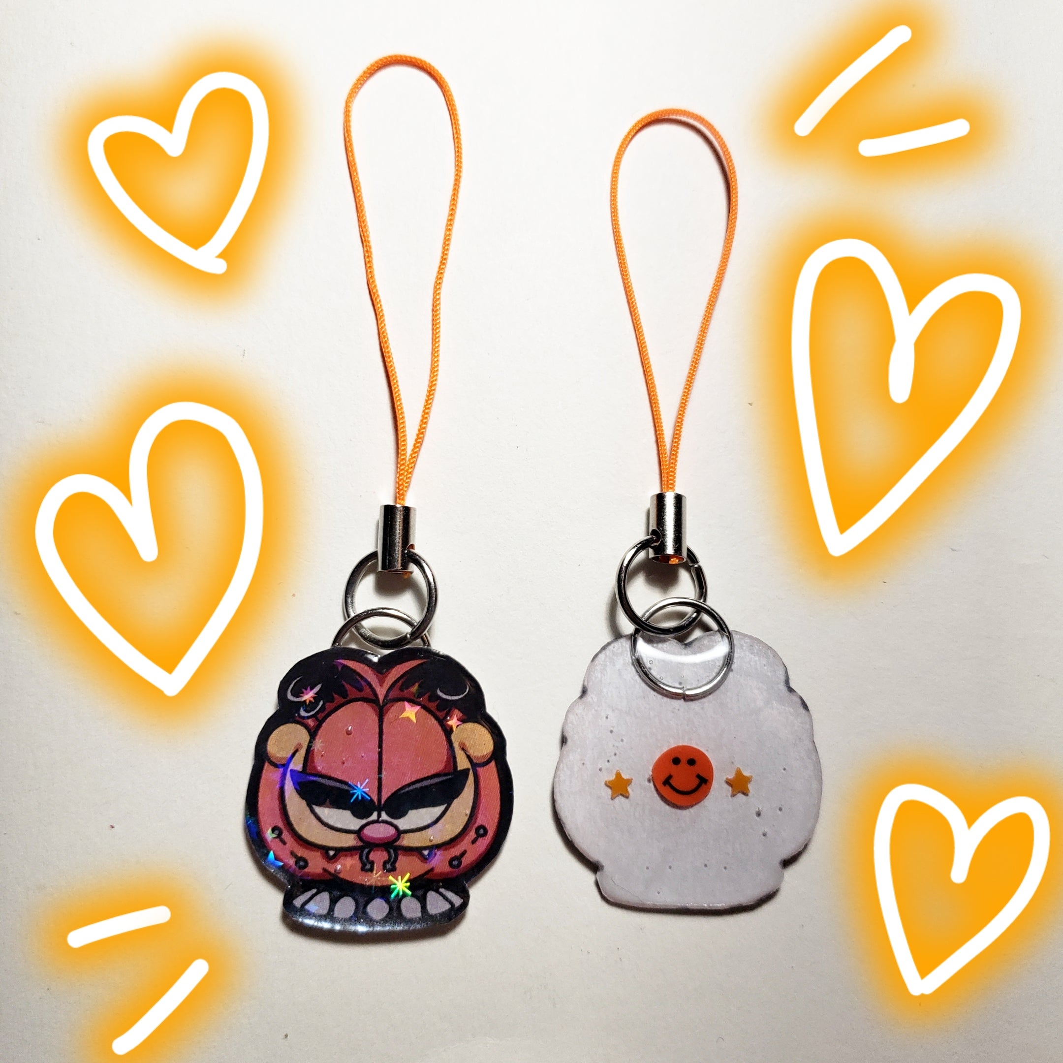 Goth Garfield Phone Charm – Gloomacus